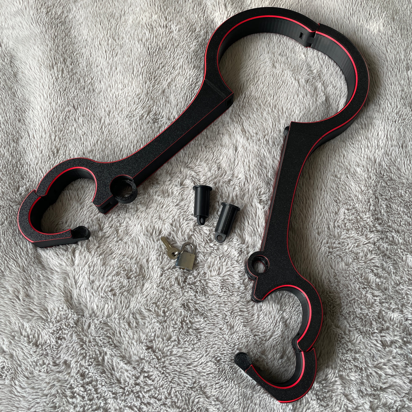 Rigid Fiddle BDSM neck and wrist restriction – 3DSM